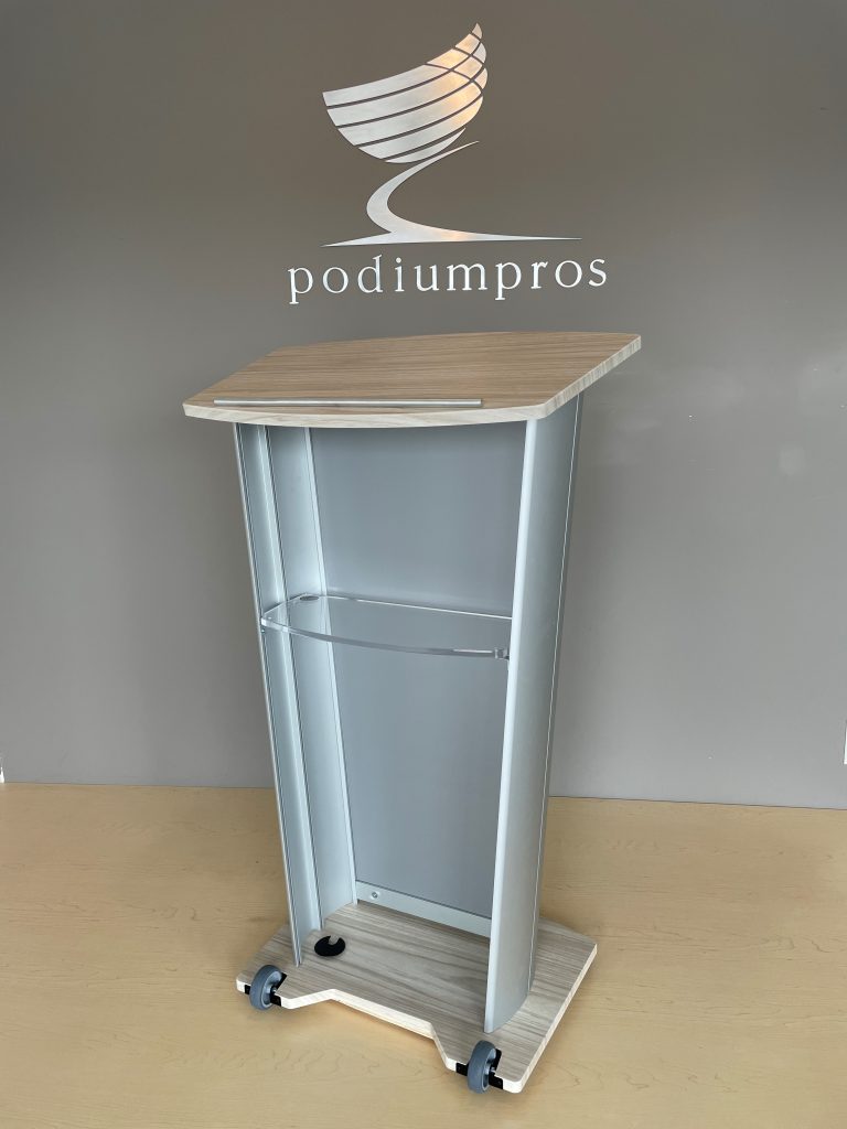 VH1 Custom Lectern - ** Wood Grain Choices ** - Podium Pros