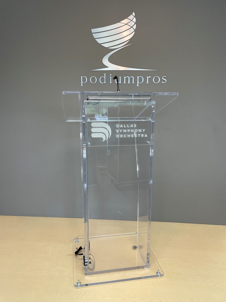 Column FS Lectern With AV Connection - Podium Pros