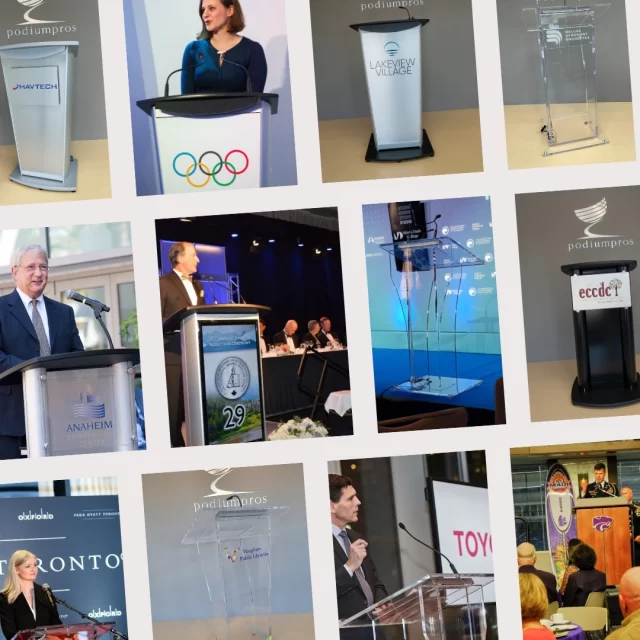 Podium Pros Lecterns | Stage Ready & Beautifully Crafted